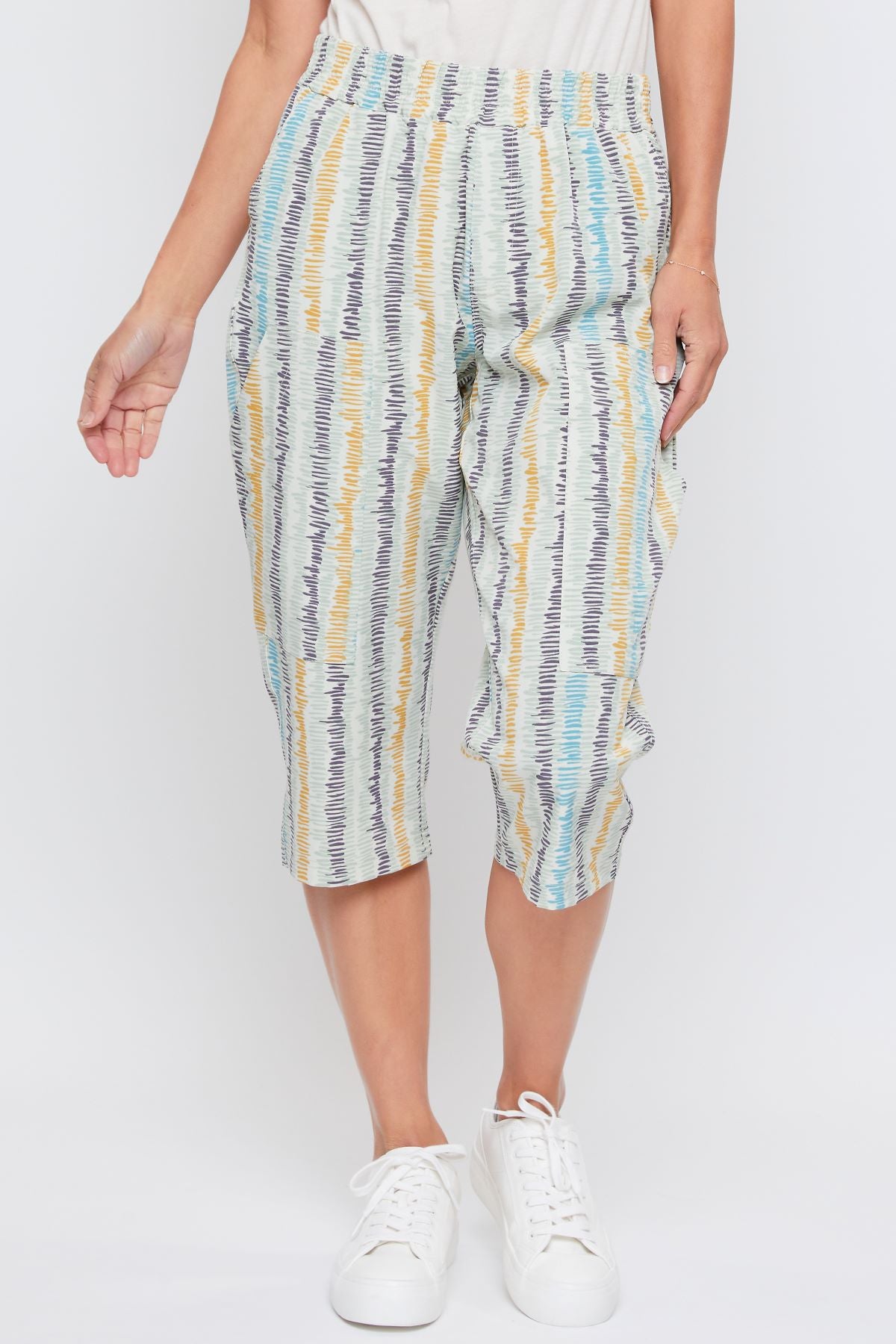 Techno Fabric Pull-On Capris With Big Pocket Detail, Pack Of 6 from ...